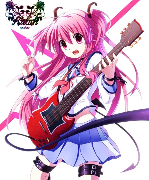 Yui Angel Beats Render 1 By Katasangoharuhi