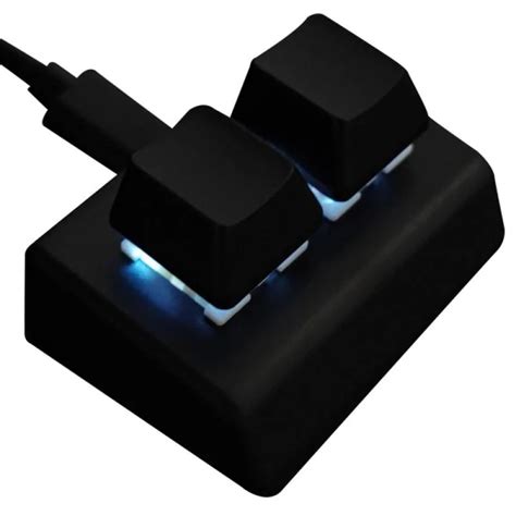 Dropship Black Rgb Usb Keypad 2 Key Copy And Paste One Key Password Multiple Key Combinations