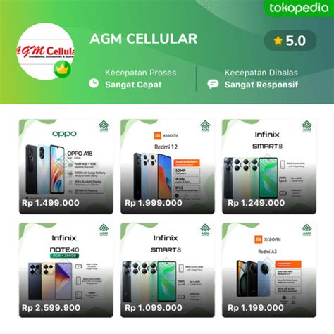 Toko Agm Cellular Online Produk Lengkap And Harga Terbaik Tokopedia