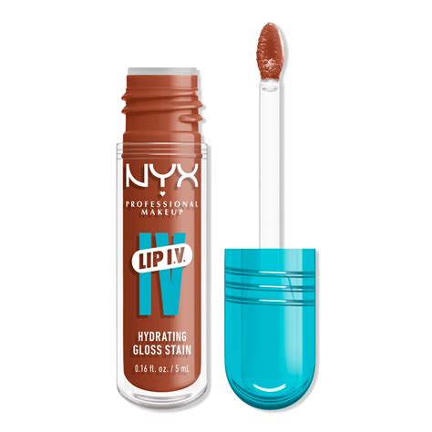 Nyx Professional Makeup Caramel Drip Lip Iv Hydrating Gloss Stain