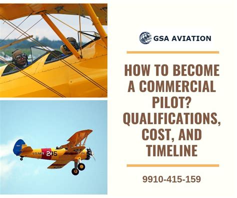How To Become A Commercial Pilot Qualifications Cost And Timeline