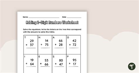 Free Adding Double Digits Worksheet Download Free Adding Double Digits