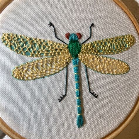 Embroidery Patterns Dragonfly Embroidery Design