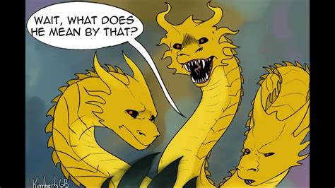 Godzilla Kotm Godzilla Cant Fly And King Ghidorah Cant Swim