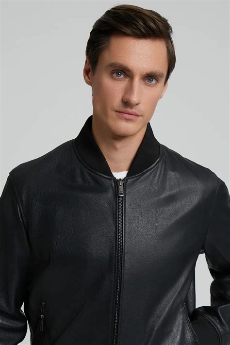 Бомбер из натуральной кожи Jorg Weber casual 684151003 цены в Москве ...