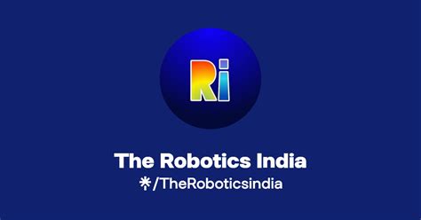 the robotics india twitter instagram facebook linktree