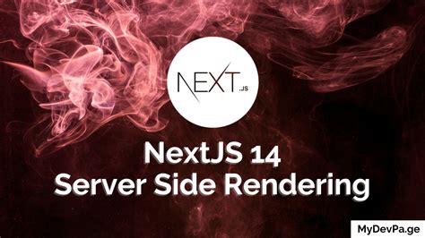 How To Do Server Side Rendering With Nextjs 14