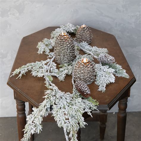 56 Snowy Cedar Hanging Bough Ragon House