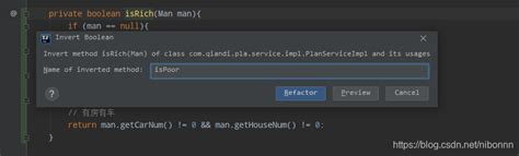 Idea提示：boolean Method ‘xxx‘ Is Always Inverted Csdn博客
