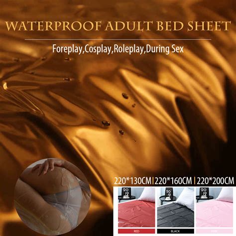 Pvc Double Bed Sheet Waterproof Bedding Product Black Pvc Bedding