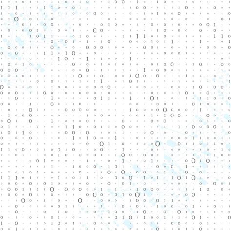 Arrière Plan Abstrait De La Matrice Code Informatique Binaire Codage Hacker Concept Vector