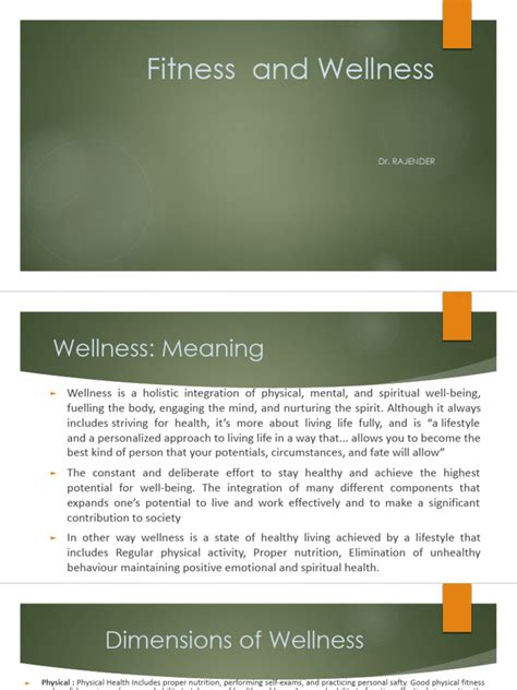 Physical Fitness Wellnesspptx Pdf Physical Fitness Healthy Diet