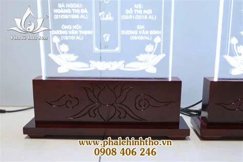 Mẫu đế Chạm Sen 02 Dịch Vụ Làm ảnh Thờ Gia Tiên Bằng Pha Lê Hotline