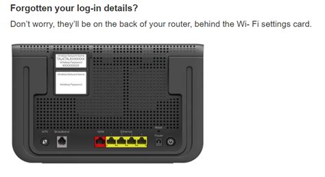 Router Username And Password Talktalk Help And Support