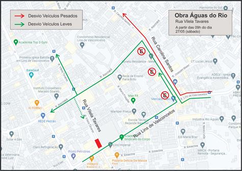Cet Rio Monta Operação De Trânsito Para Obra Da Águas Do Rio No Méier