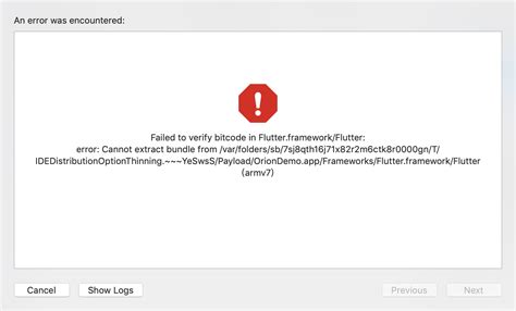 flutter app archive failed · issue 39222 · flutter flutter · github