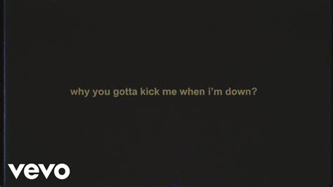 Why You Gotta Kick Me When Im Down By Bring Me The Horizon Samples