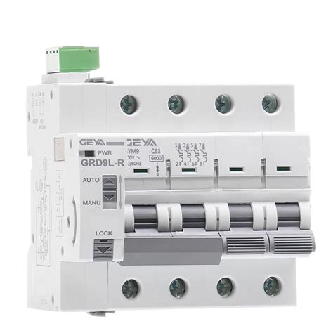 Din Rail Automatic Circuit Reclosers Mini Breaker Grd9l R Gym9 4pole Ac
