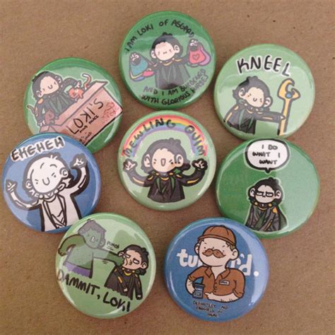 Loki Pin Set 8 · Geothebio · Online Store Powered By Storenvy