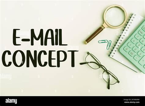 text sign showing e mail concept business overview sequence of