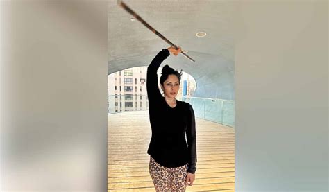 Sriya Reddy Practices ‘kalaripayattu For Pawan Kalyan Starrer ‘og