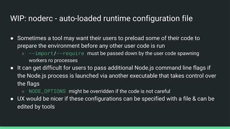 New And Upcoming Features In The Node Js Module Loaders PPT