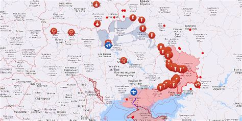 Интерактивная карта боевых действий в Украине где идут бои на 30 06 2022