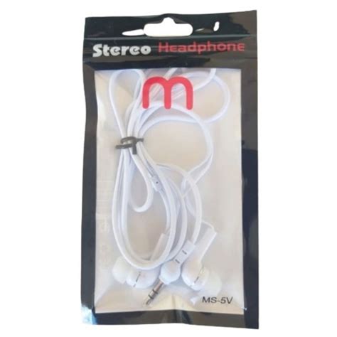 Fone De Ouvido Stereo Headphone Alta Qualidade Ms 5v Shopee Brasil