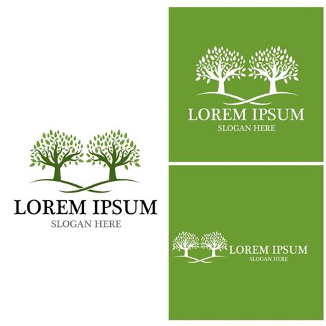 Premium Vector Tree Icon And Symbol Vector Template