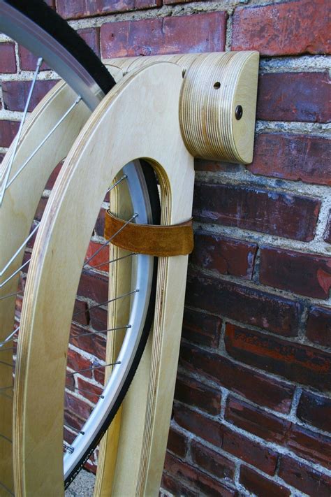 Bike Tire Storage On Brick Wall