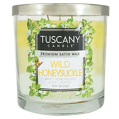 Empire Tuscany Wild Honeysuckle 3 Wick Glass Jar Candle Kitchen