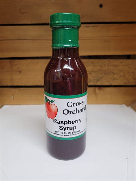 Raspberry Syrup — Gross Orchard