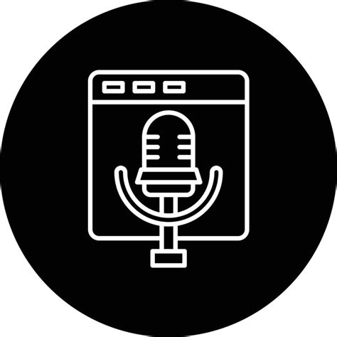 Voice Recorder Vector Icon 33159259 Vector Art At Vecteezy