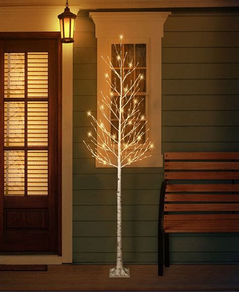 Puleo 8 Pre Lit Artificial Twig Tree Macys