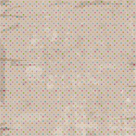 Vintage Polka Dot Background Stock Vector Illustration Of Polka