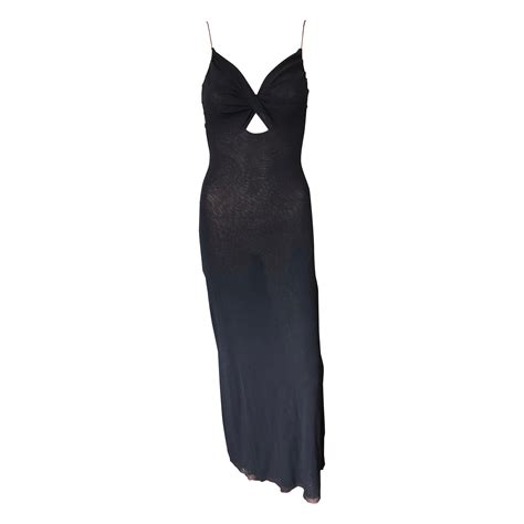 Jean Paul Gaultier Soleil Cutout Sheer Mesh Bodycon Dress At 1stdibs