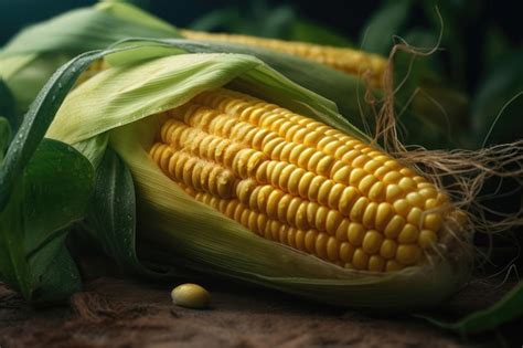 Premium Ai Image Corn On The Cob Ai Generated