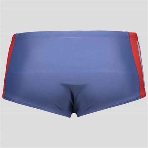 Adidas Bloc 3s Blue Swim Trunks Futfanatics
