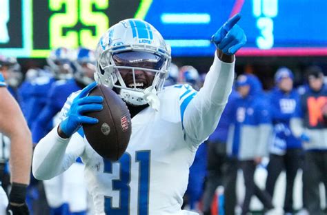 Lions Rookie Safety Kerby Joseph Finishes First In Pro Bowl Fan Voting