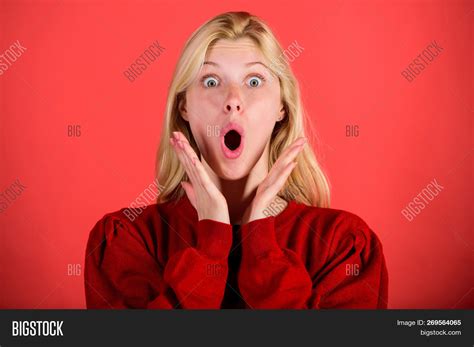Girl Shocked Image And Photo Free Trial Bigstock