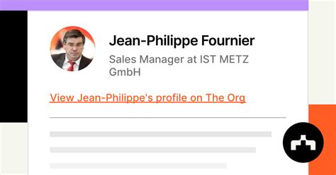 Jean-Philippe Fournier - Sales Manager at IST METZ GmbH | The Org