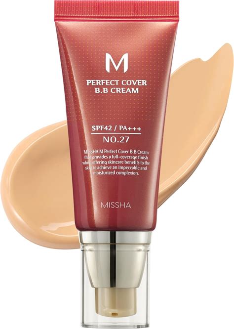 Amazon Missha M Cover B B Cream No 27 Spf 42 Pa 50 Ml ミシャ Missha Bbクリーム 通販