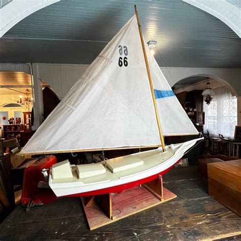 803 Vintage Rc 66 Skipjack Large Model Boat