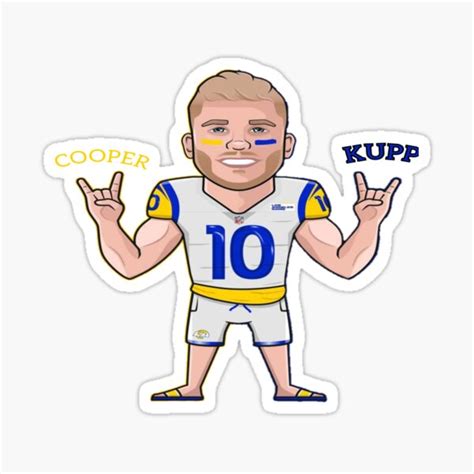 Cooper Kupp Sticker For Sale By Specialerio Redbubble