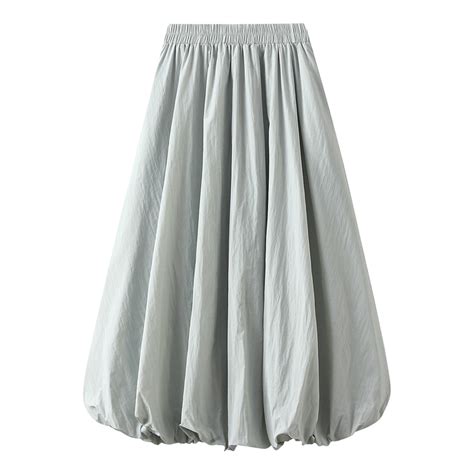 Autumn Tennis Skirt Women Mid Length Skirt High Waisted Bud Skirt With