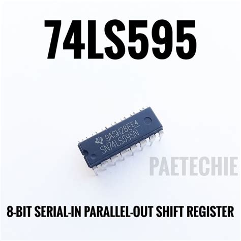 Ls Sn Ls N Bit Serial In Parallel Out Shift Register Ic