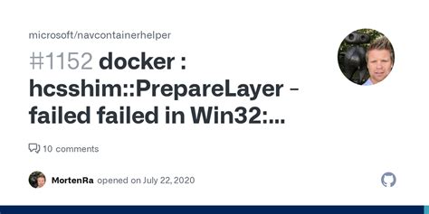 Docker Hcsshim PrepareLayer Failed Failed In Win32 Incorrect