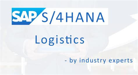 Sap S4 Hana Simple Logistics Online Training Learn Sap