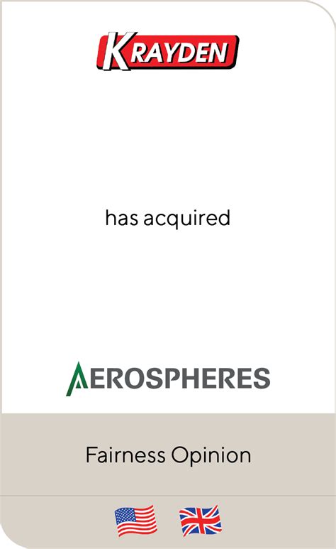 Krayden Has Acquired Aerospheres Lincoln International Llc