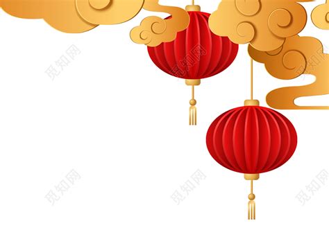 喜庆灯笼舞狮喜报海报背景图片免费下载 觅知网
